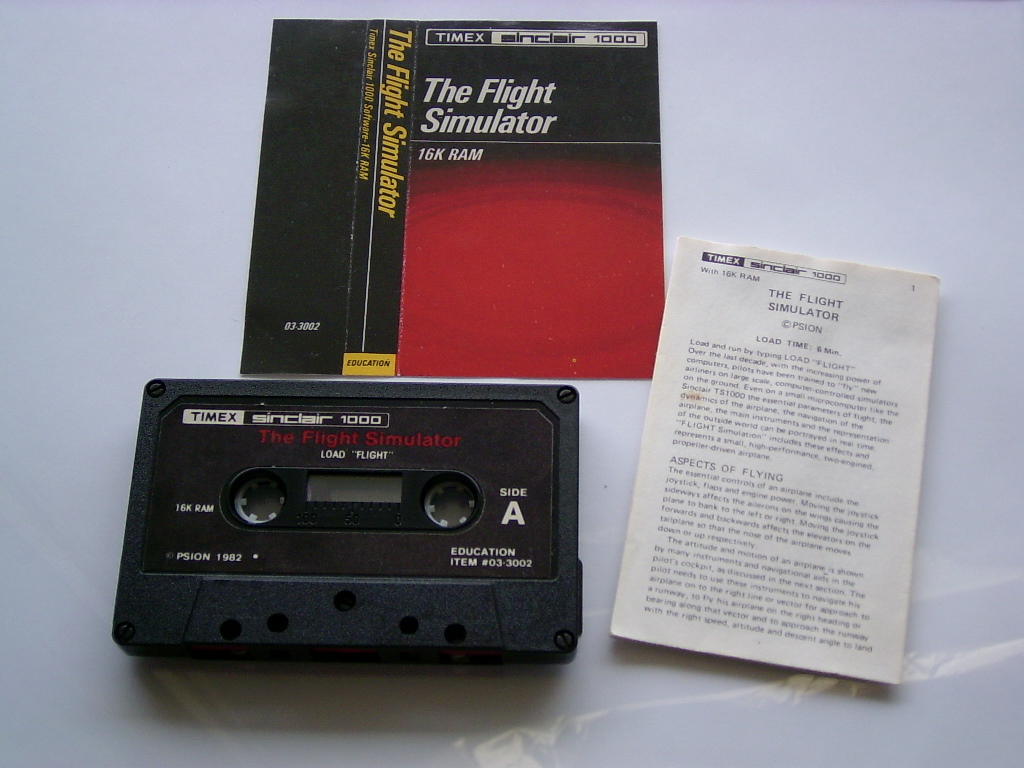 Directory: /Vintage/Sinclair/Software/Timex 1000 Software/The Flight Simulator (Timex)/